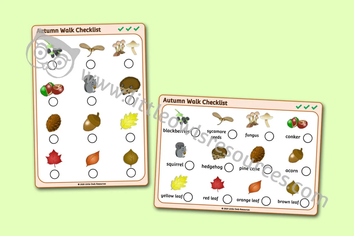 FREE Autumn Season Topic/Weather printable Early Years/EY (EYFS ...
