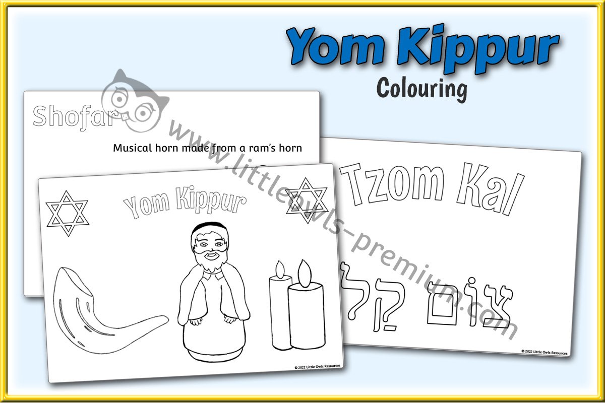 FREE Yom Kippur printable Early Years/EYFS resources/downloads ...