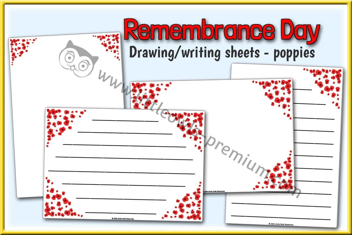FREE Remembrance Day printable Early Years/EY (EYFS) resources ...