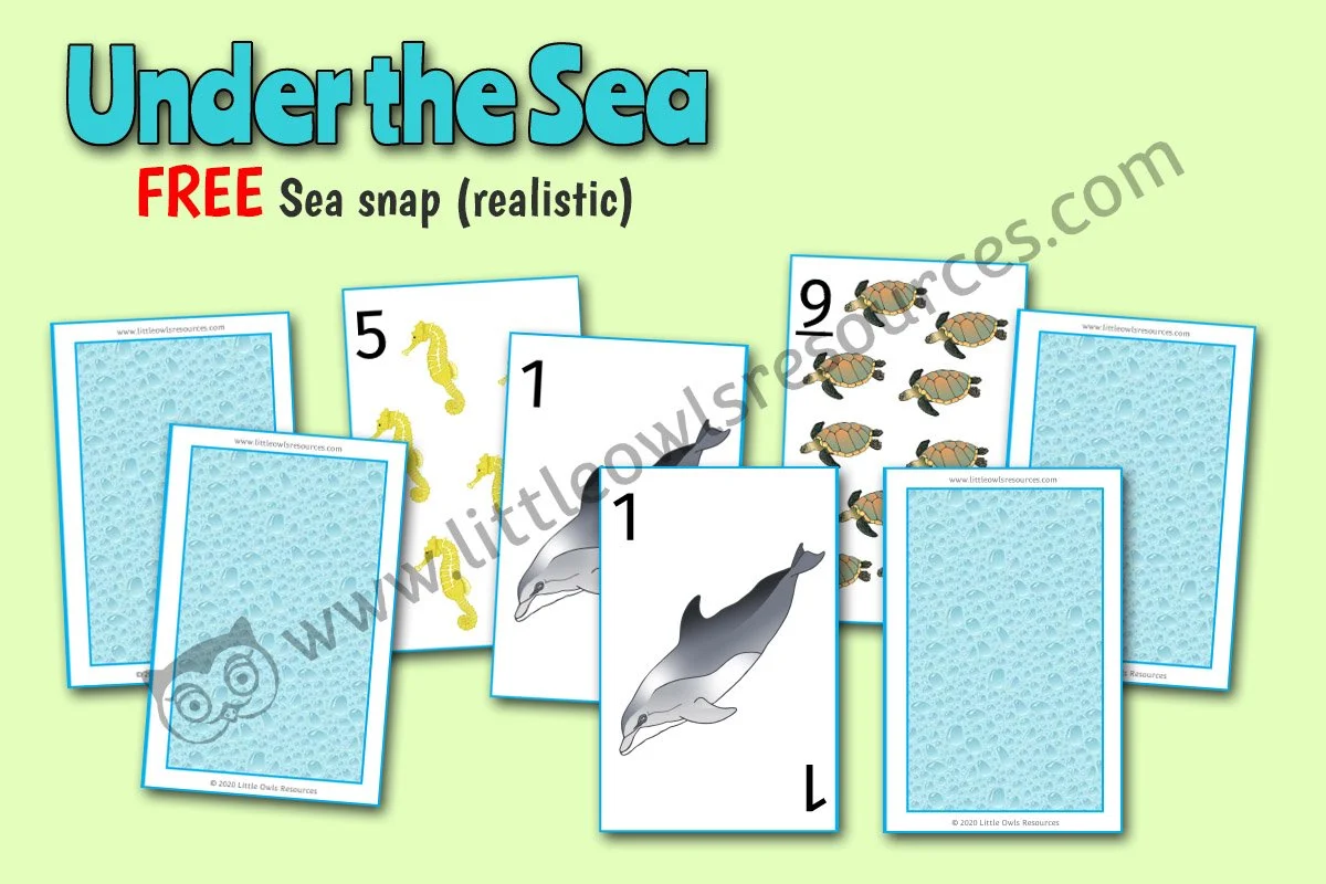 FREE 'Under the Sea' Topic/Sea Animals printable Early Years (EYFS ...
