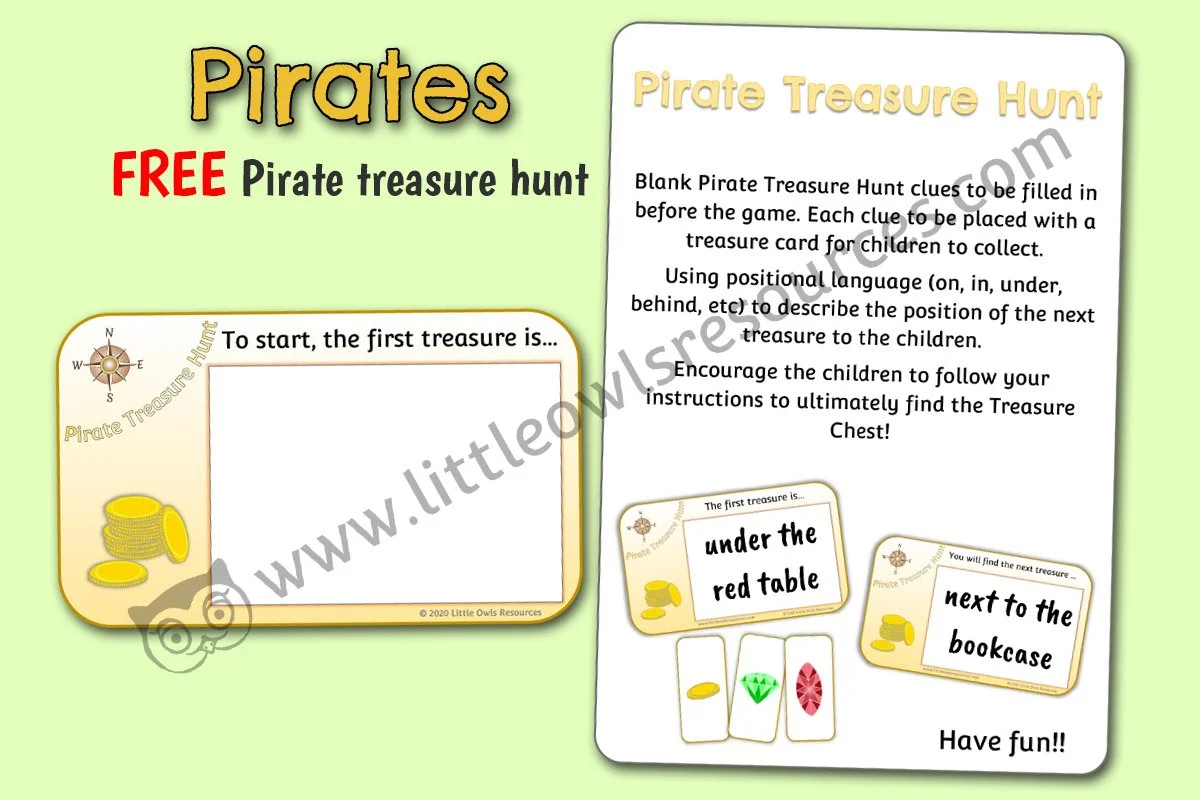 Printable Treasure Hunt
