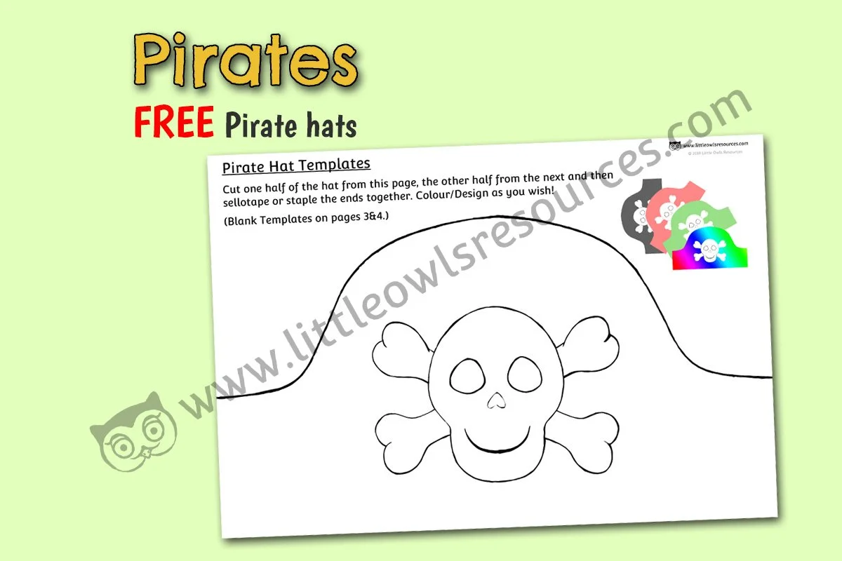 Pirate Hat Template