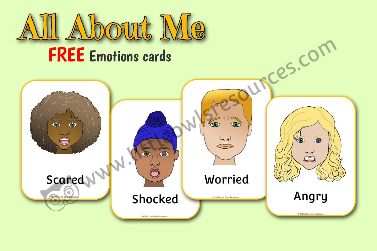 Emotions For Kids Printable