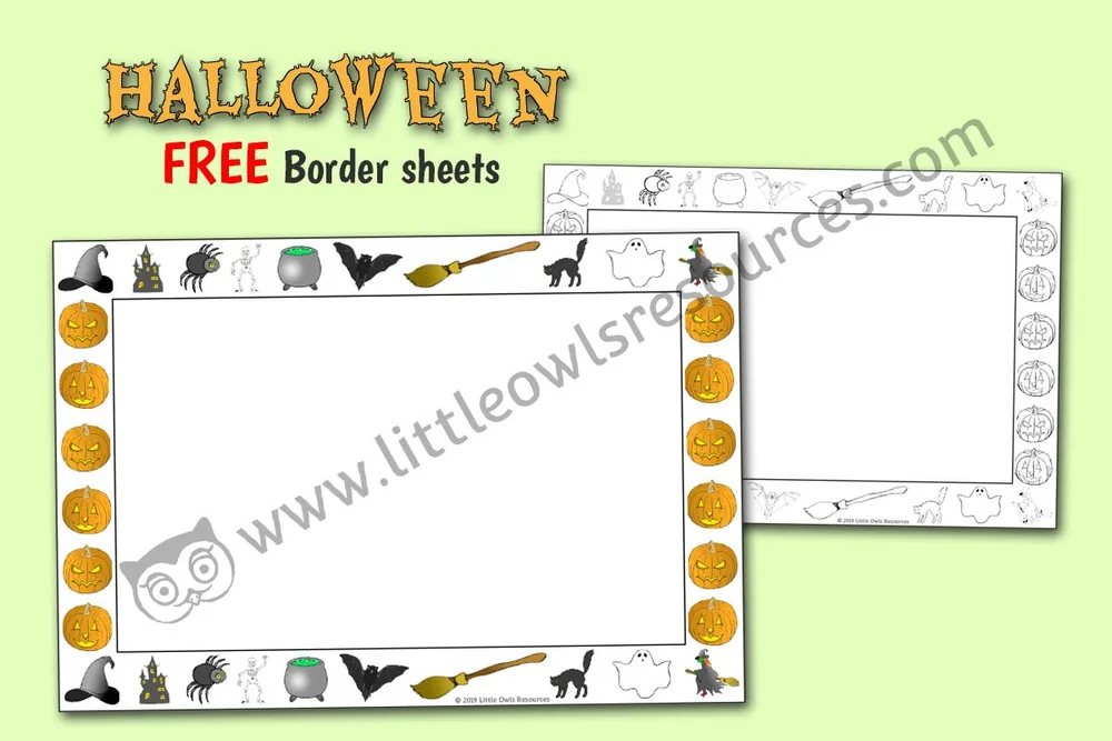 FREE Halloween printable Early Years/EYFS/Preschool/Nursery resources ...