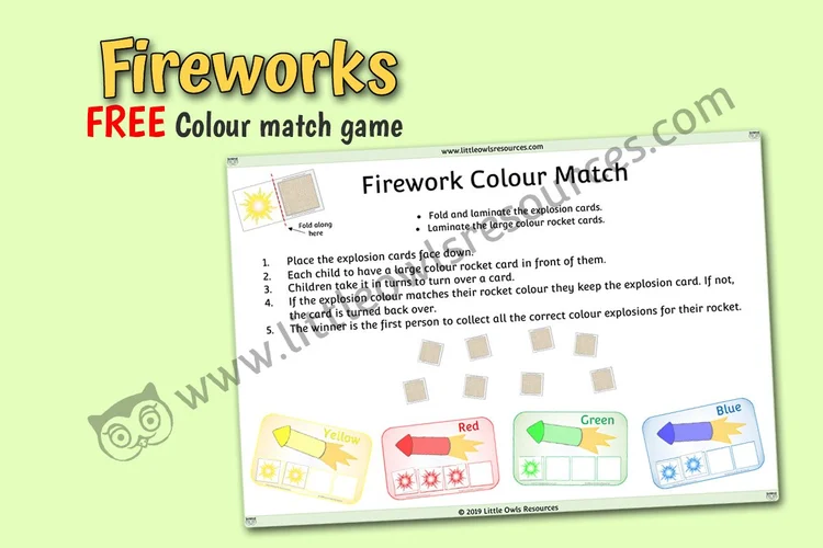 FREE Fireworks/Bonfire/Guy Fawkes Night printable Early Years/EYFS ...