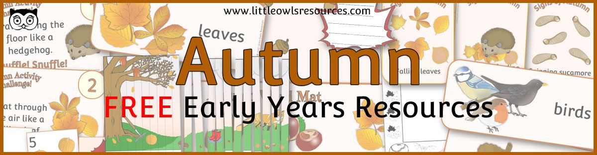 FREE Autumn/Fall printable Early Years/EYFS/preschool/childminder ...