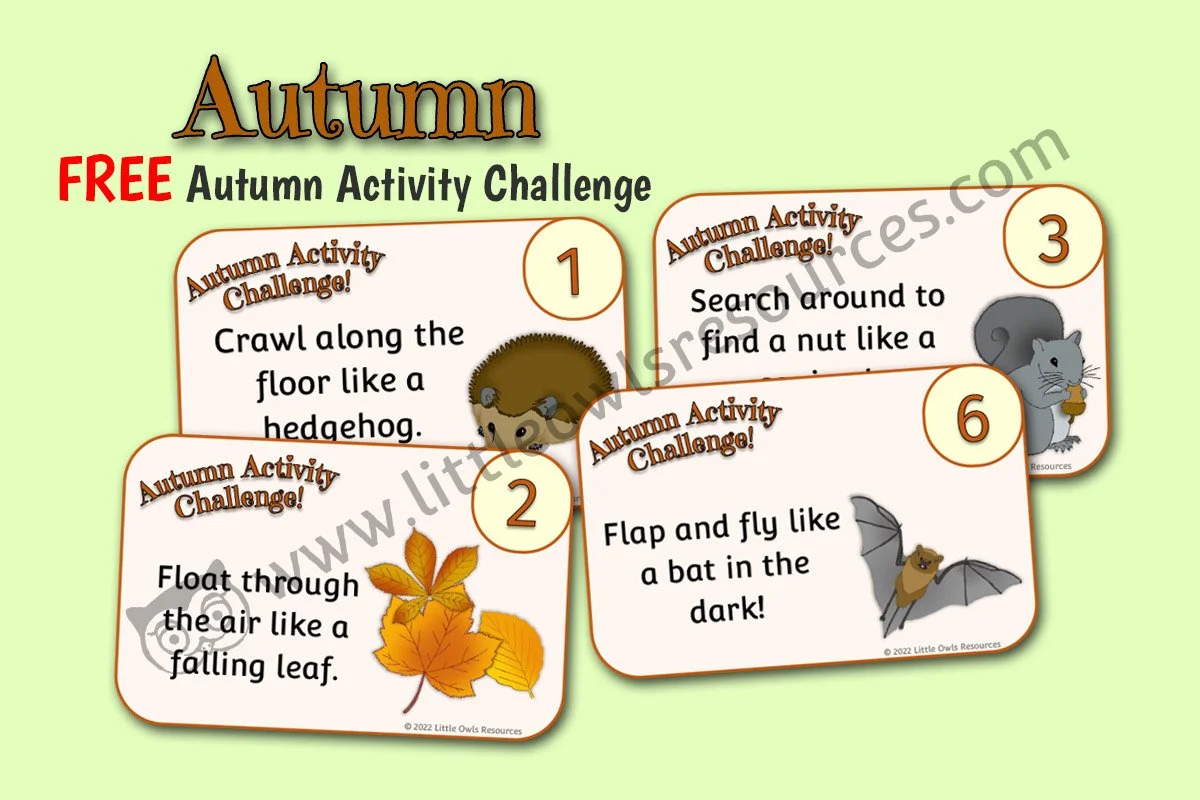 FREE Autumn/Fall printable Early Years/EYFS/preschool/childminder ...