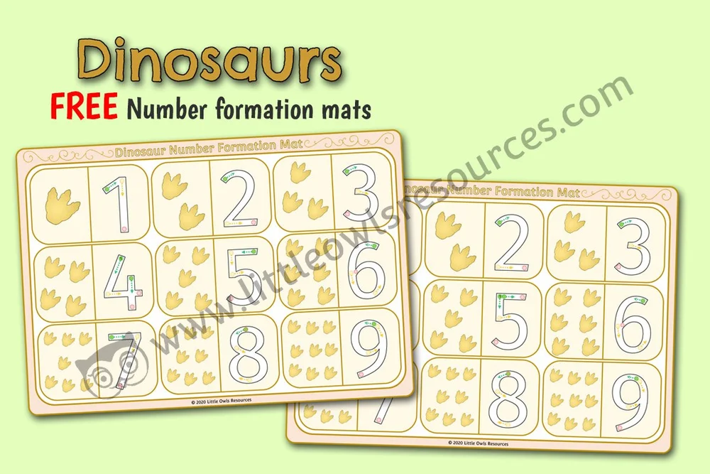 FREE Dinosaurs printable Early Years/EYFS/preschool/childminder/nursery ...
