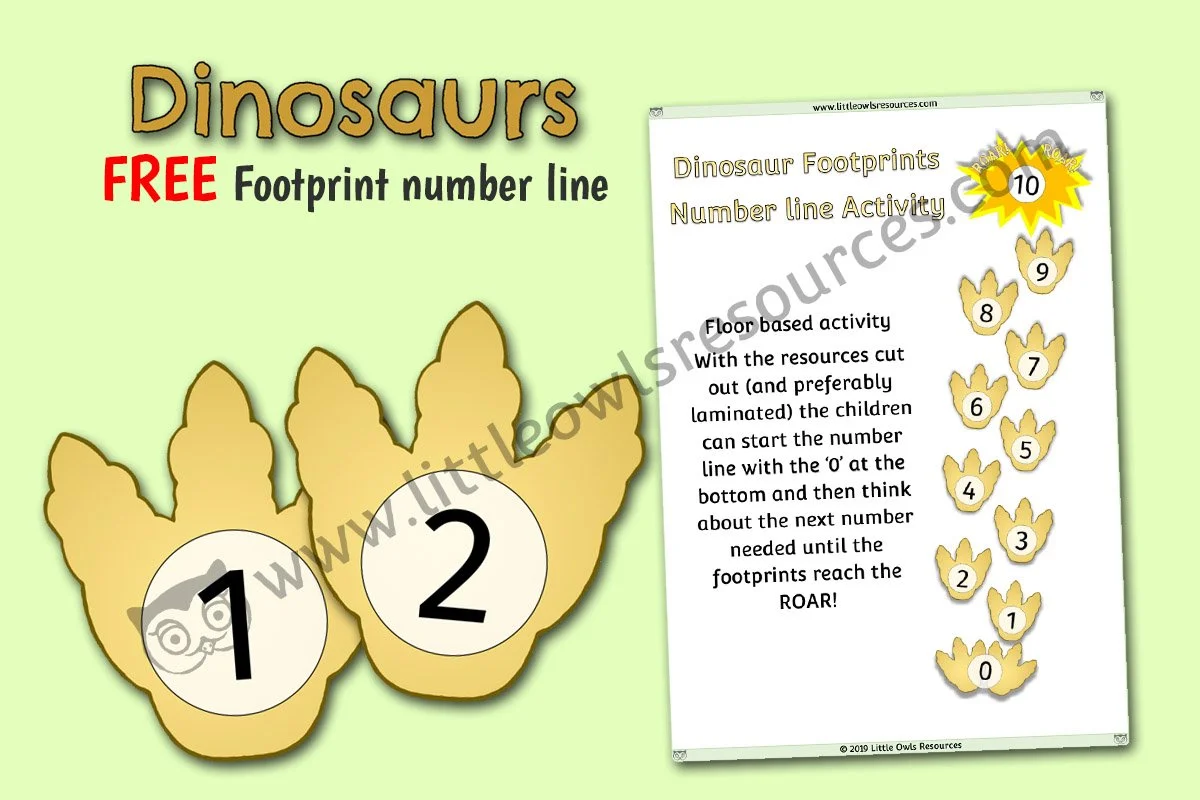 Dinosaur Tracks Border