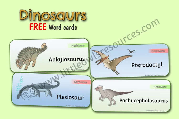 FREE Dinosaurs printable Early Years/EYFS/preschool/childminder/nursery ...