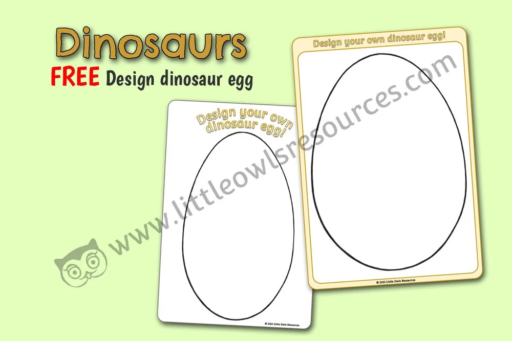 FREE Dinosaurs printable Early Years/EYFS/preschool/childminder/nursery ...