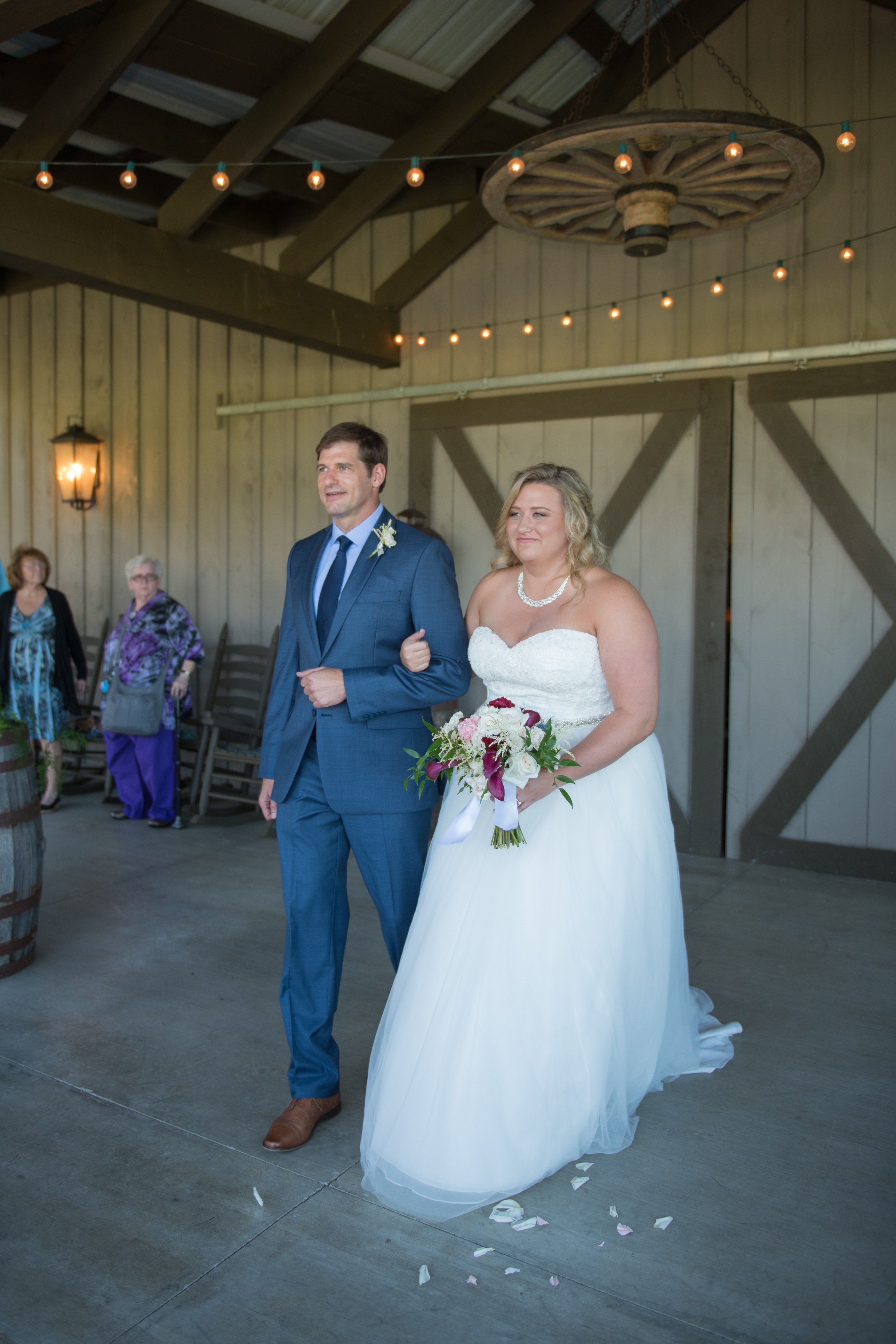 The Romantic Country Style Wedding at The Barn at Ross Farm — Life with ...