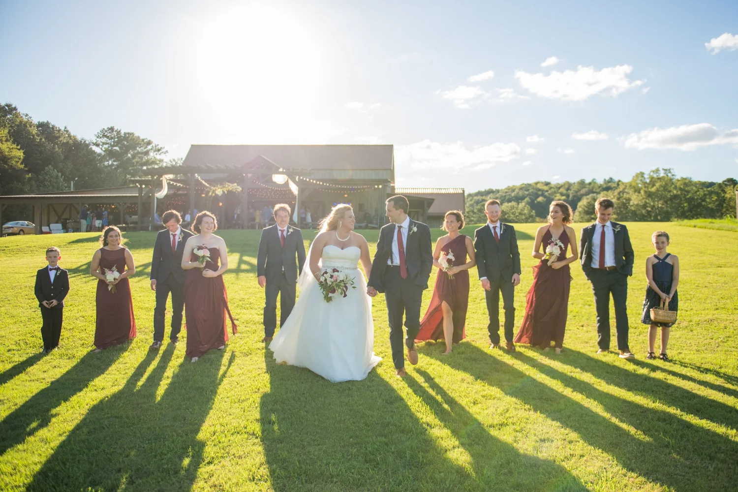 The Romantic Country Style Wedding at The Barn at Ross Farm — Life with ...