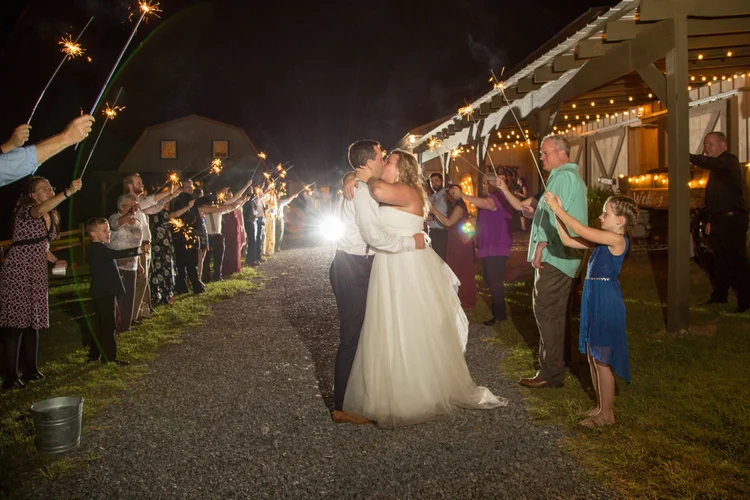 The Romantic Country Style Wedding at The Barn at Ross Farm — Life with ...