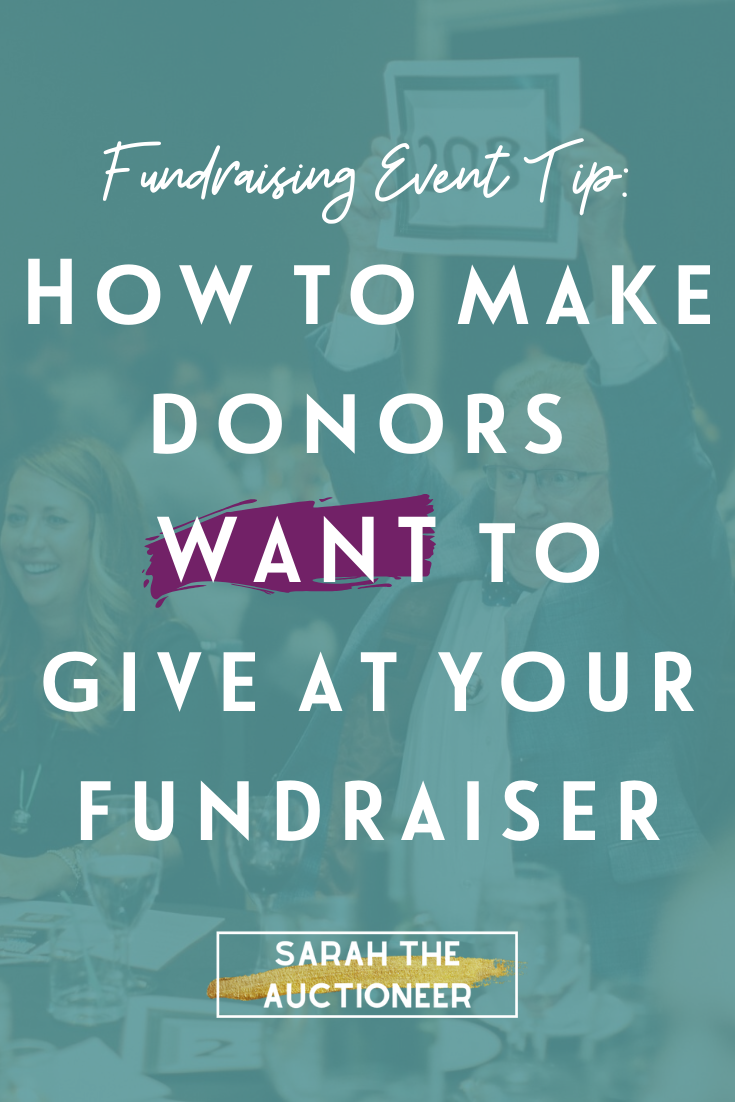 Fundraising Event Tip: How to make donors WANT to give to your ...