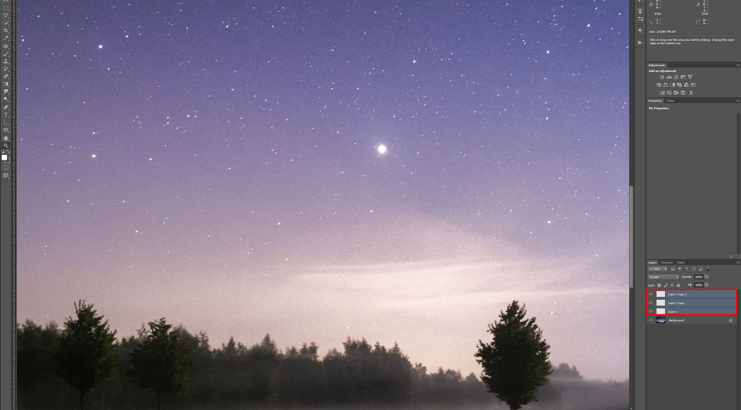 How To Process Star & Night Sky Pictures in Lightroom 5 & Photoshop ...