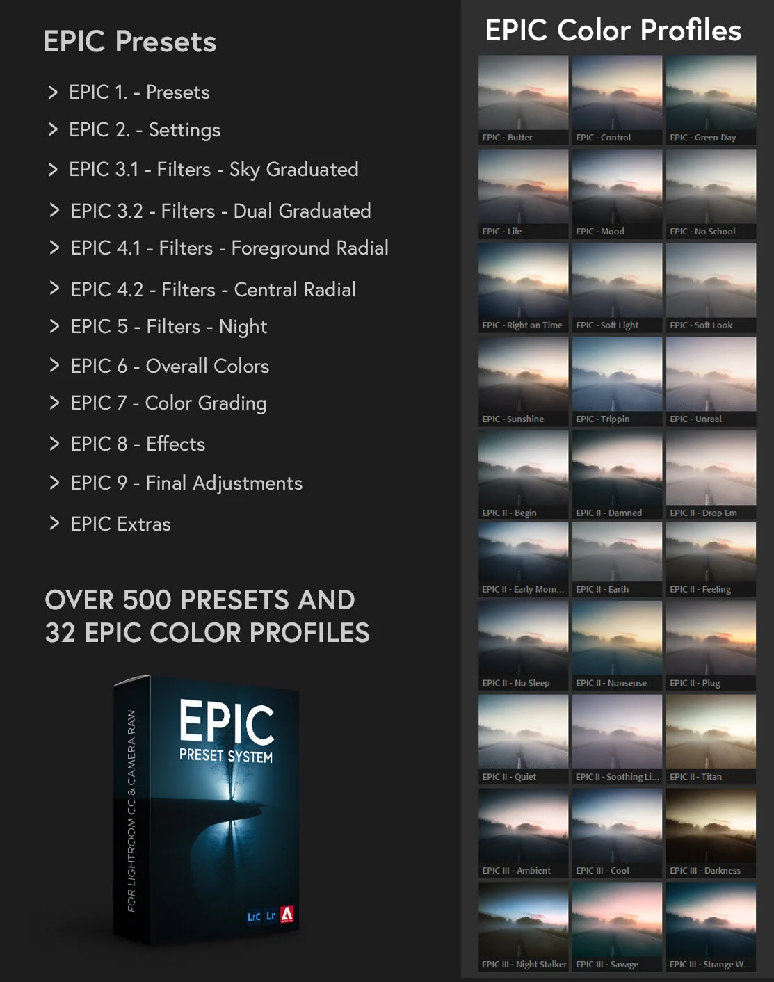 The EPIC Preset Collection – An inspiring 10-step process to create beautiful work — Mikko ...
