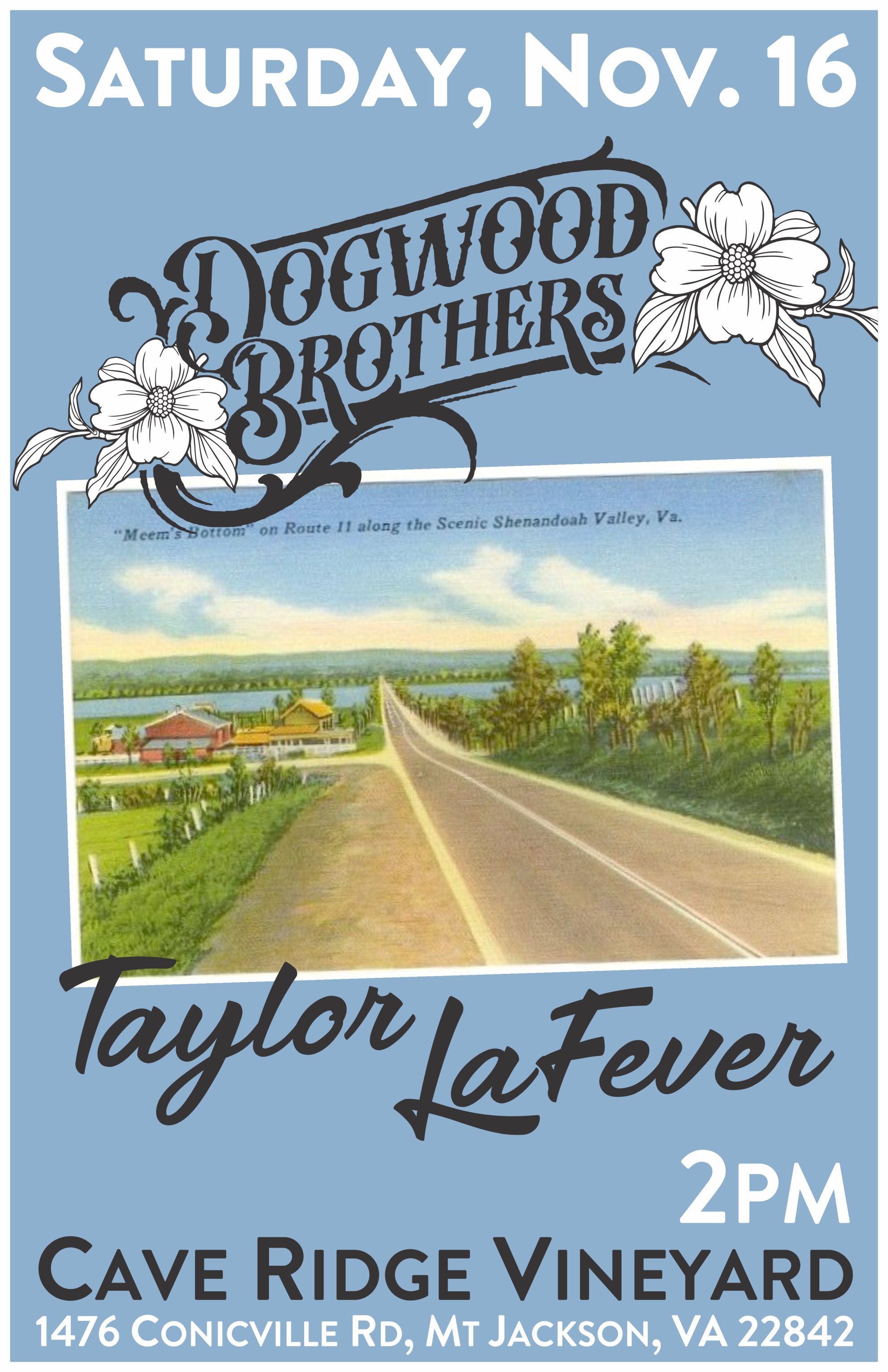 Calendar — Cave Ridge Vineyard