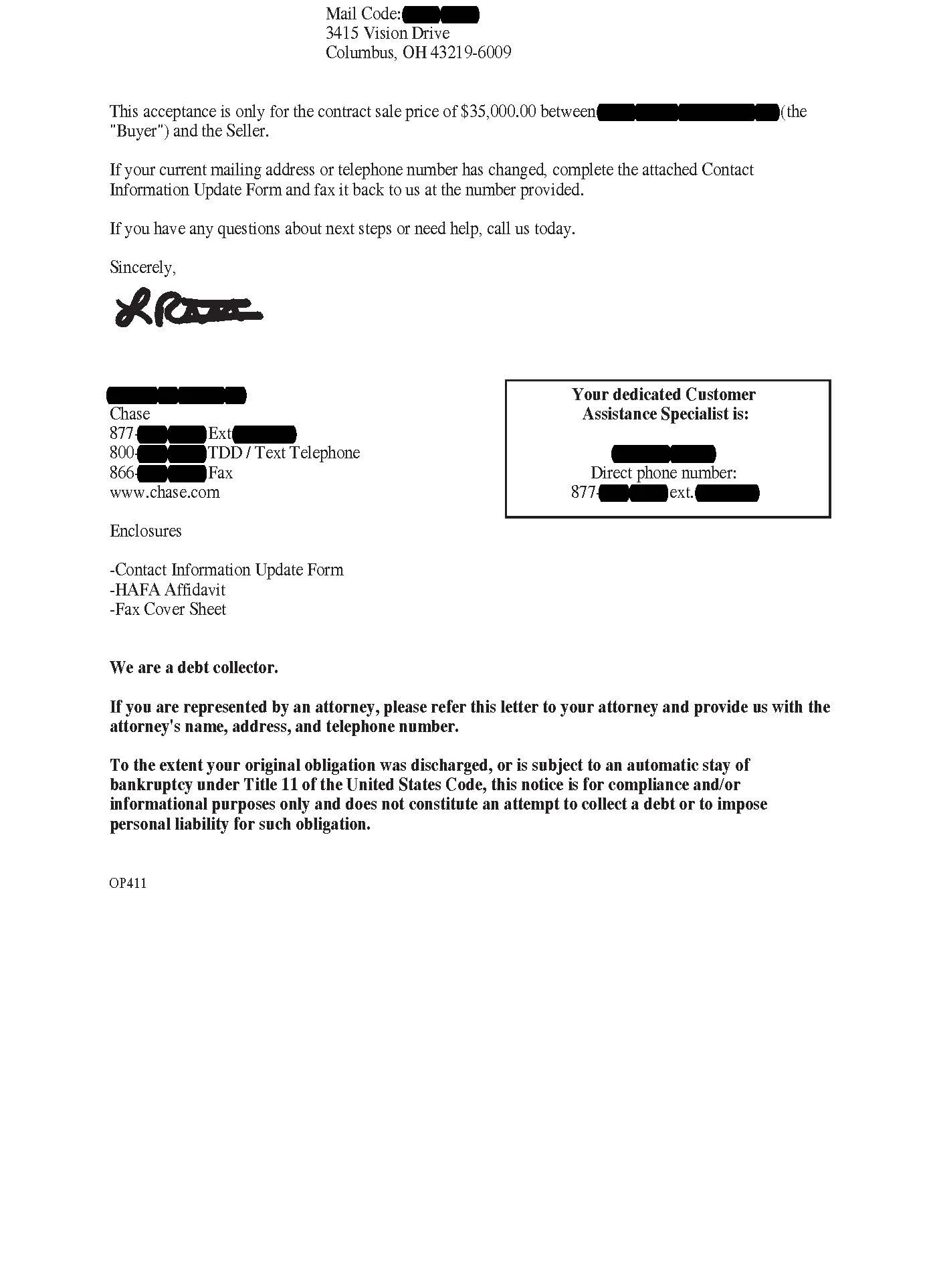 Sample Short Sale Approval Letters — WE FIGHT. YOU WIN.™