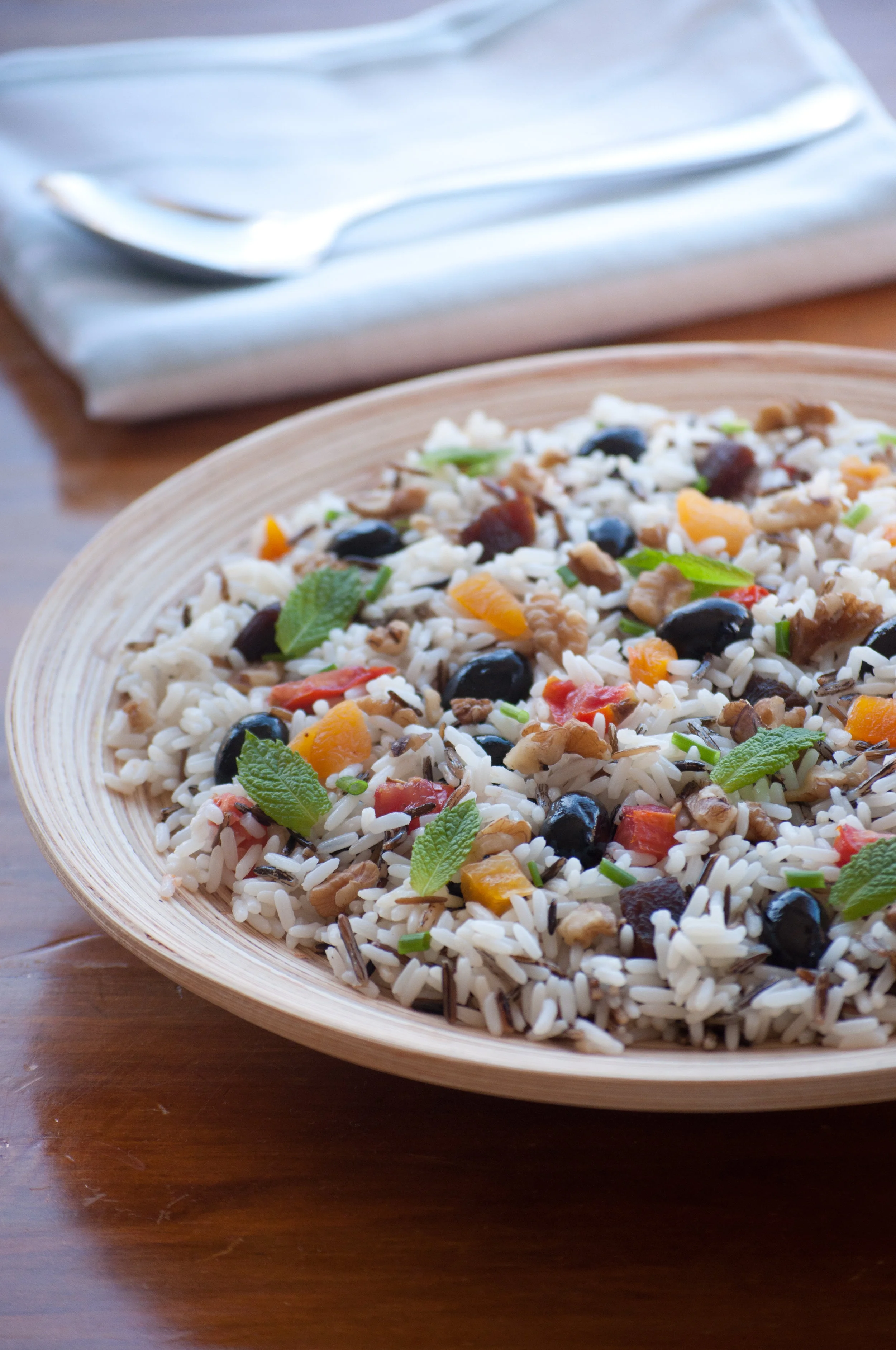 NUTTY AND FRUITY RICE SALAD — Ryan Bartley