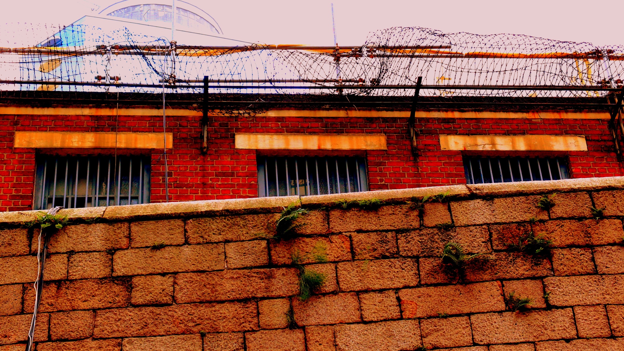 Old Town Central | The very old Victoria Prison complex in Hong Kong ...