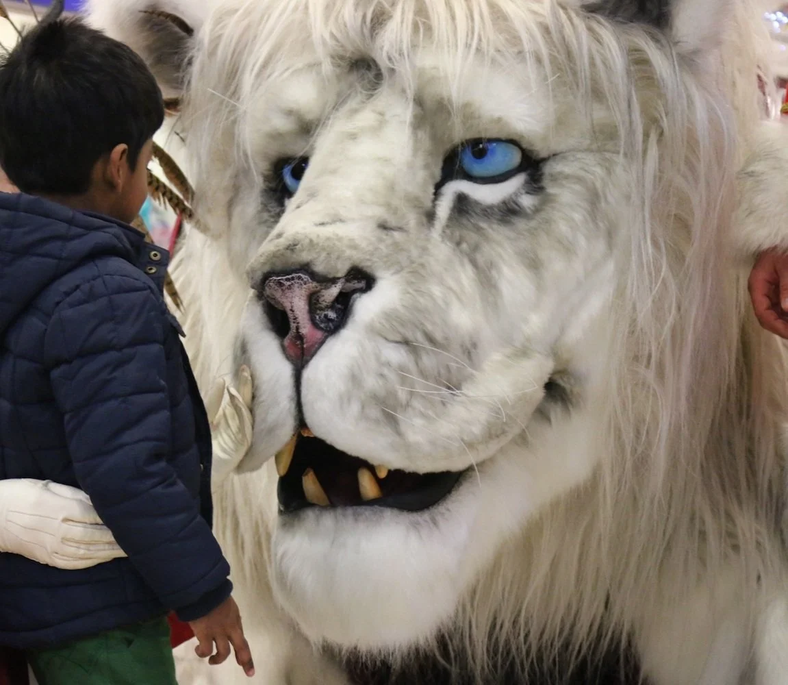 White Snow Lion