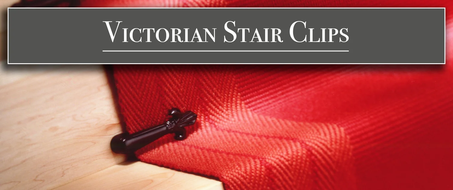 Stairrods UK Victorian Stair Clips for carpet in 9 colours