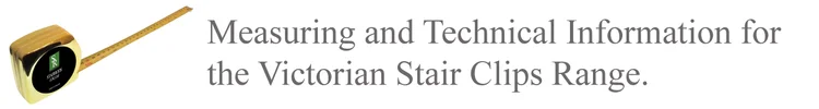Stairrods UK Victorian Stair Clips for carpet in 9 colours