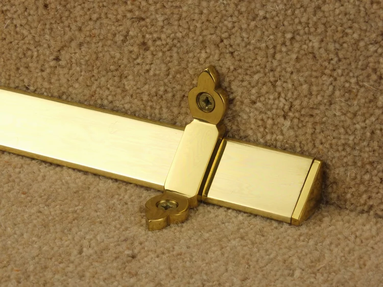 Stairrods UK Royale Vue triangular stair rod in 10 colours