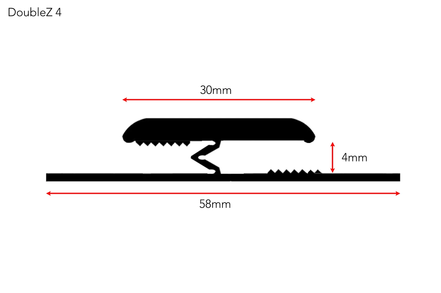 DoubleZ 4 Door Bar (Carpet to Carpet)