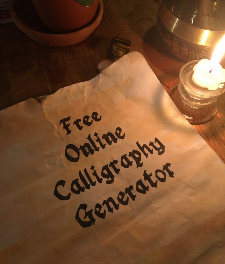Free Online Calligraphy Generator (Windows, Mac, iPad) - News