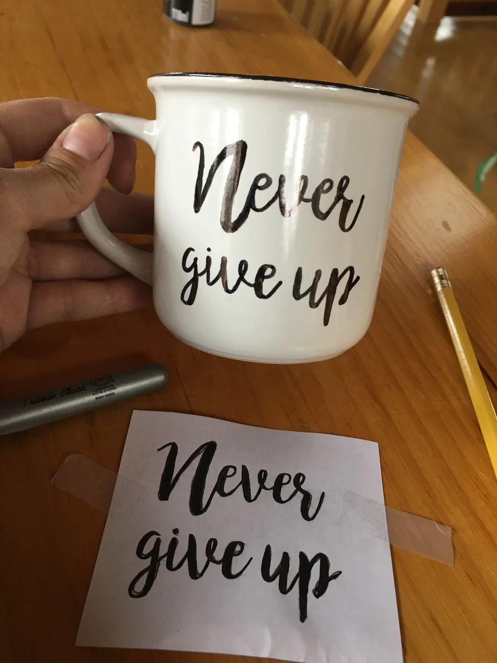 Mug Stencil DIY Project - News