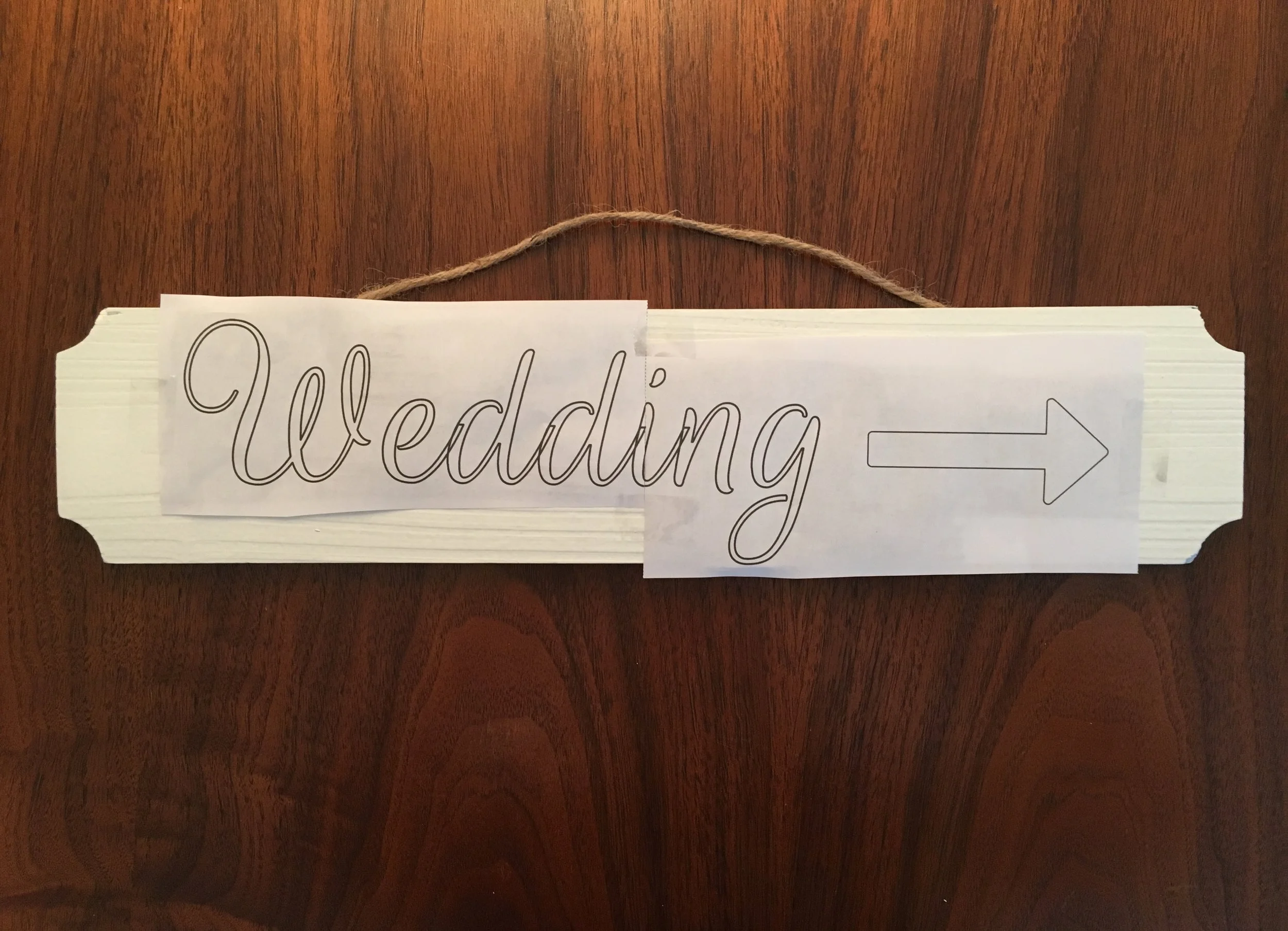 How to Make a Wedding Sign - News