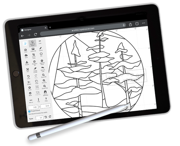 Rapid Resizer: Print Full-Size Arts & Crafts Patterns