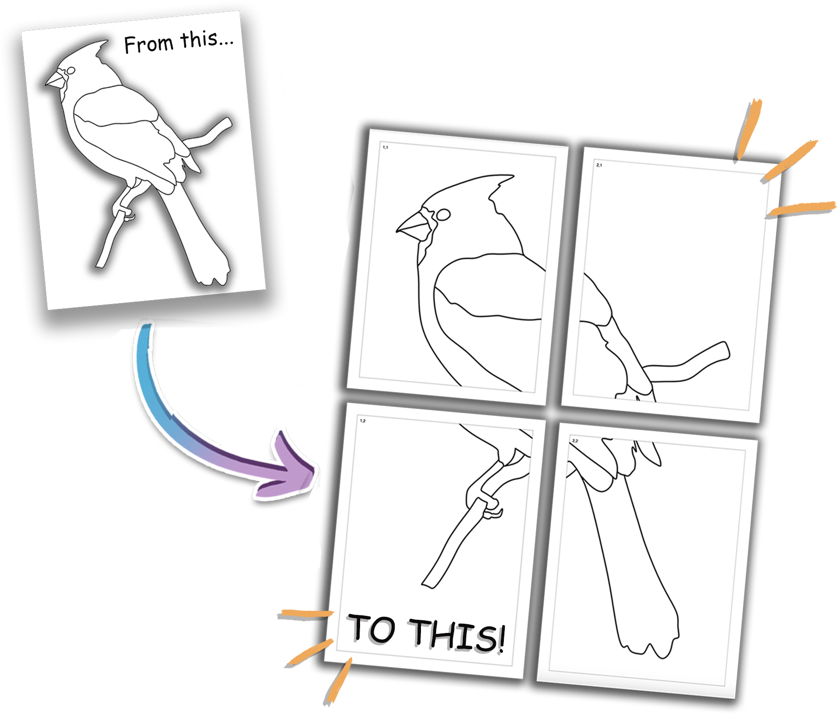 Rapid Resizer: Print Full-Size Arts & Crafts Patterns