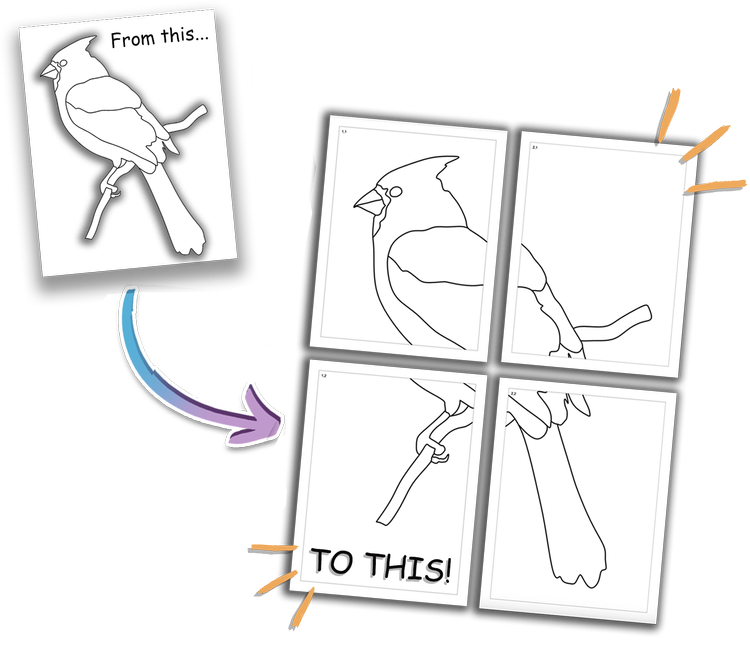 Rapid Resizer: Print Full-Size Arts & Crafts Patterns