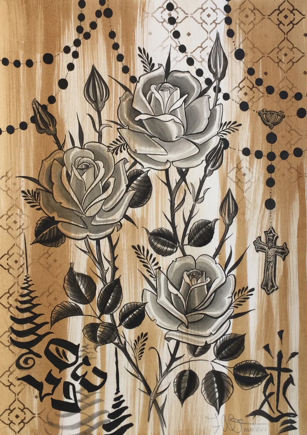 Freddy Corbin Tattoo Rose