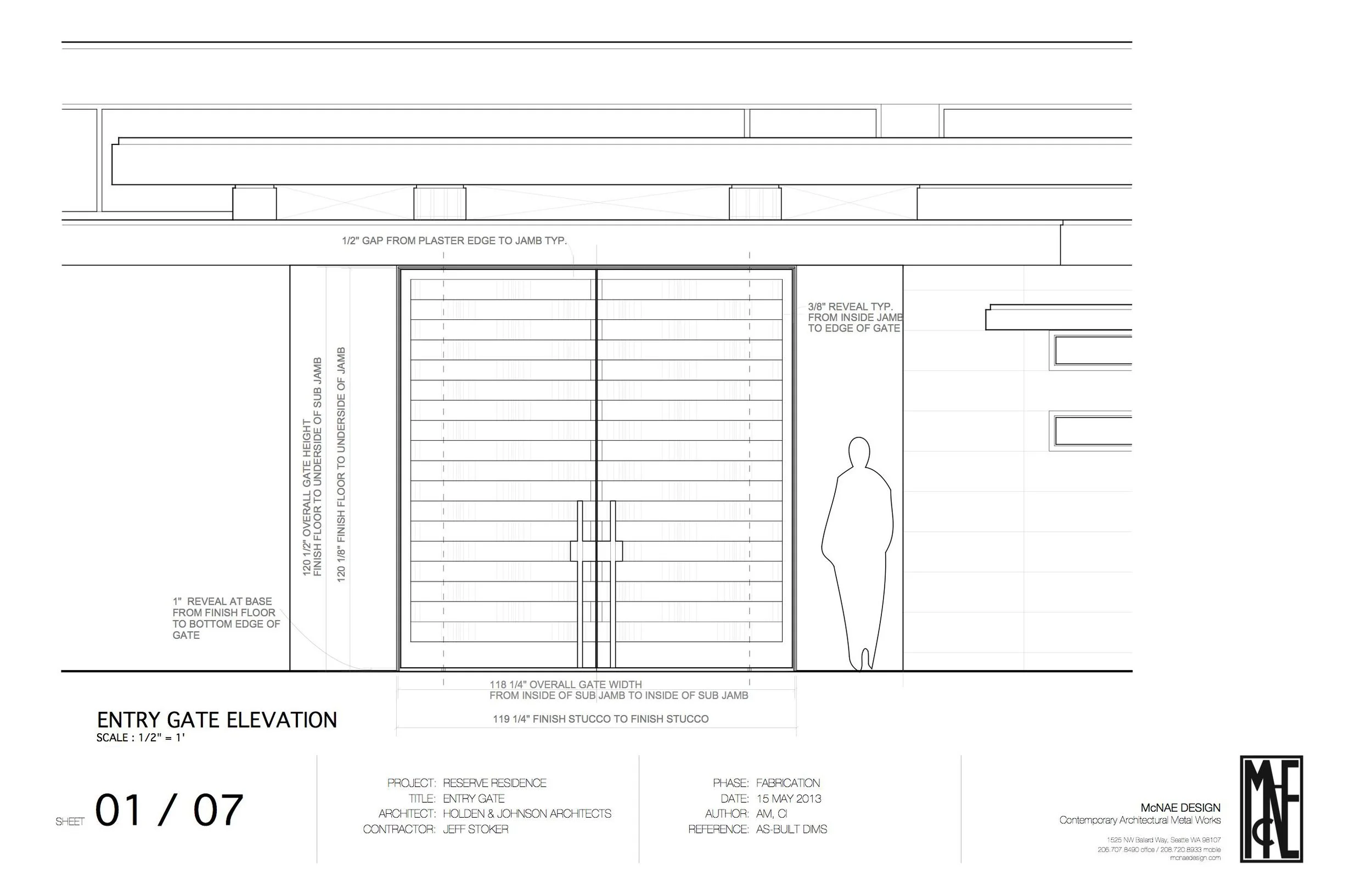 Gate Entry / Drawings — McNae Design
