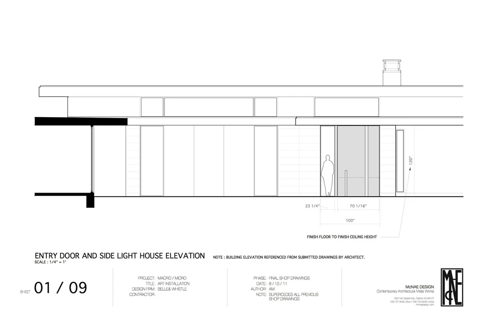 Entry Door / Drawings — McNae Design