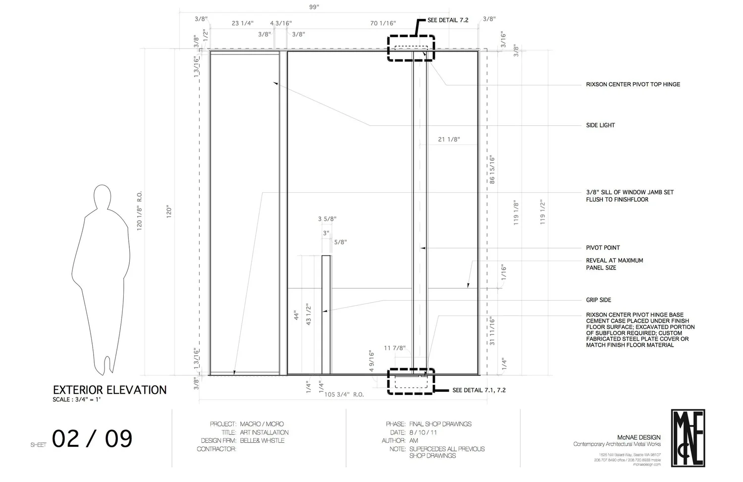 Entry Door / Drawings — McNae Design