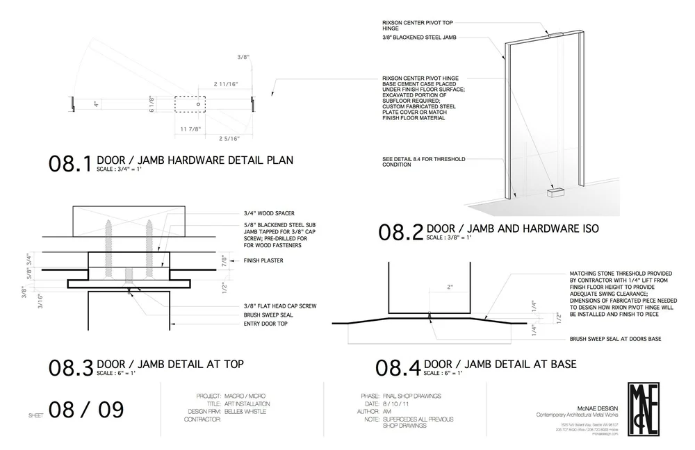Entry Door / Drawings — McNae Design
