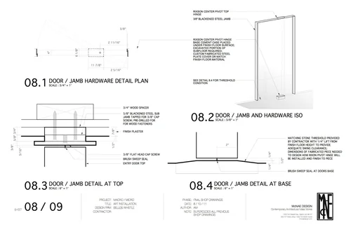 Entry Door / Drawings — McNae Design