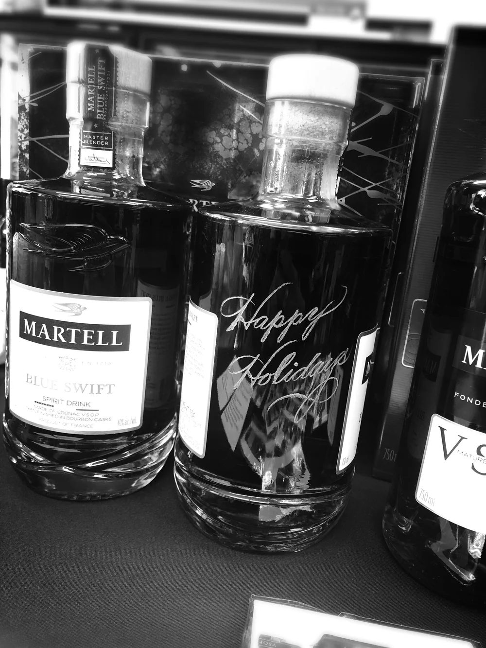 Martell Bottle Hand Engraving Event | Slinging Ink