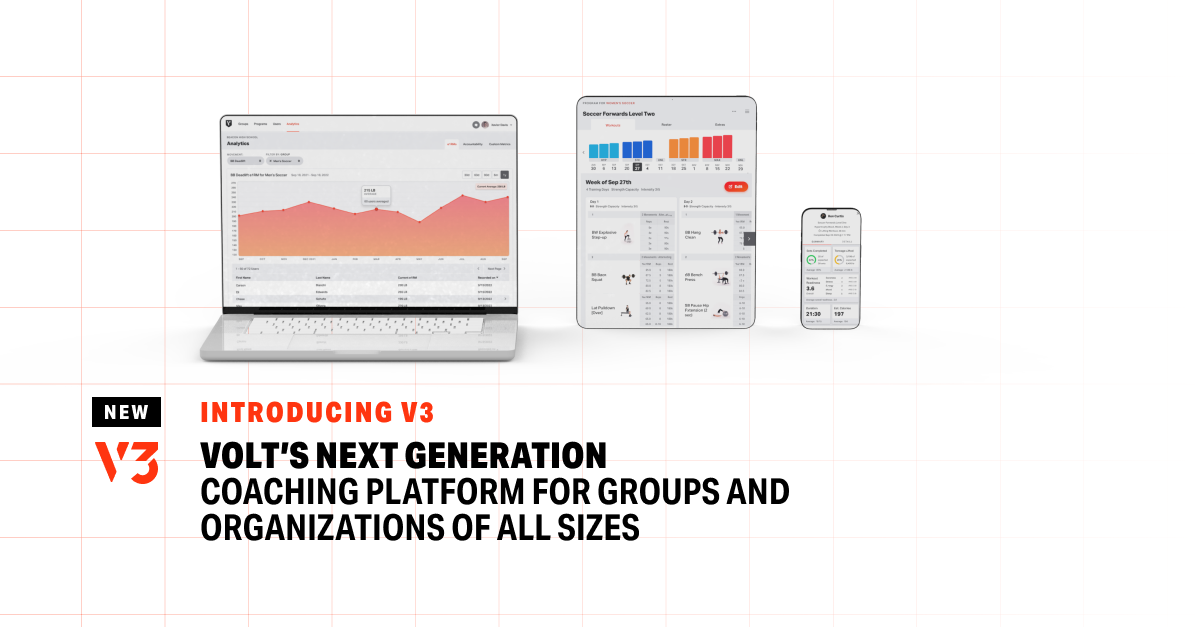 Introducing V3: Volt's Next-Generation Coaching Platform for Groups and Organizations of All ...