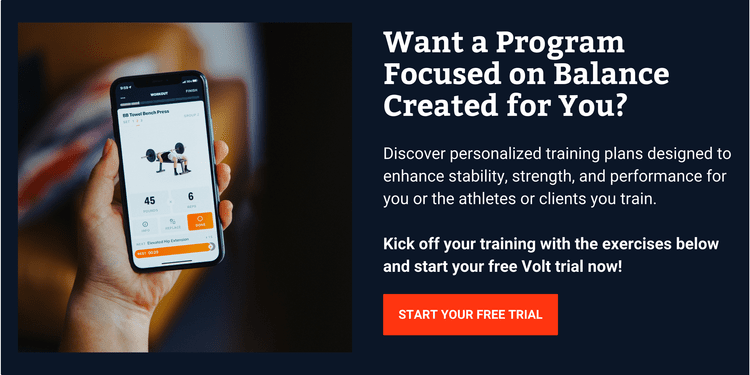 The Best Balance Exercises for Athletes — Volt Performance Blog