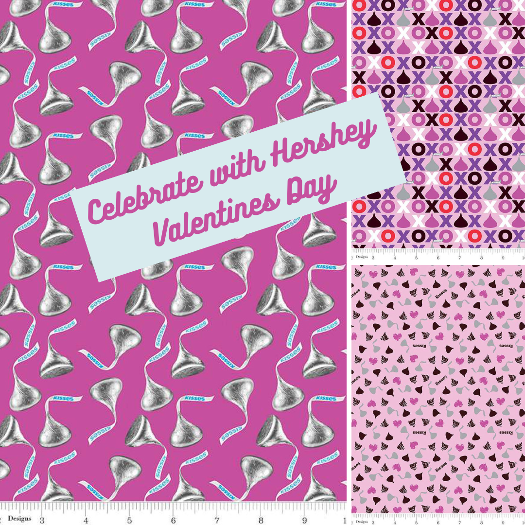 Celebrate with Hershey Valentin's Day from Riley Blake Cotton Fabric ...