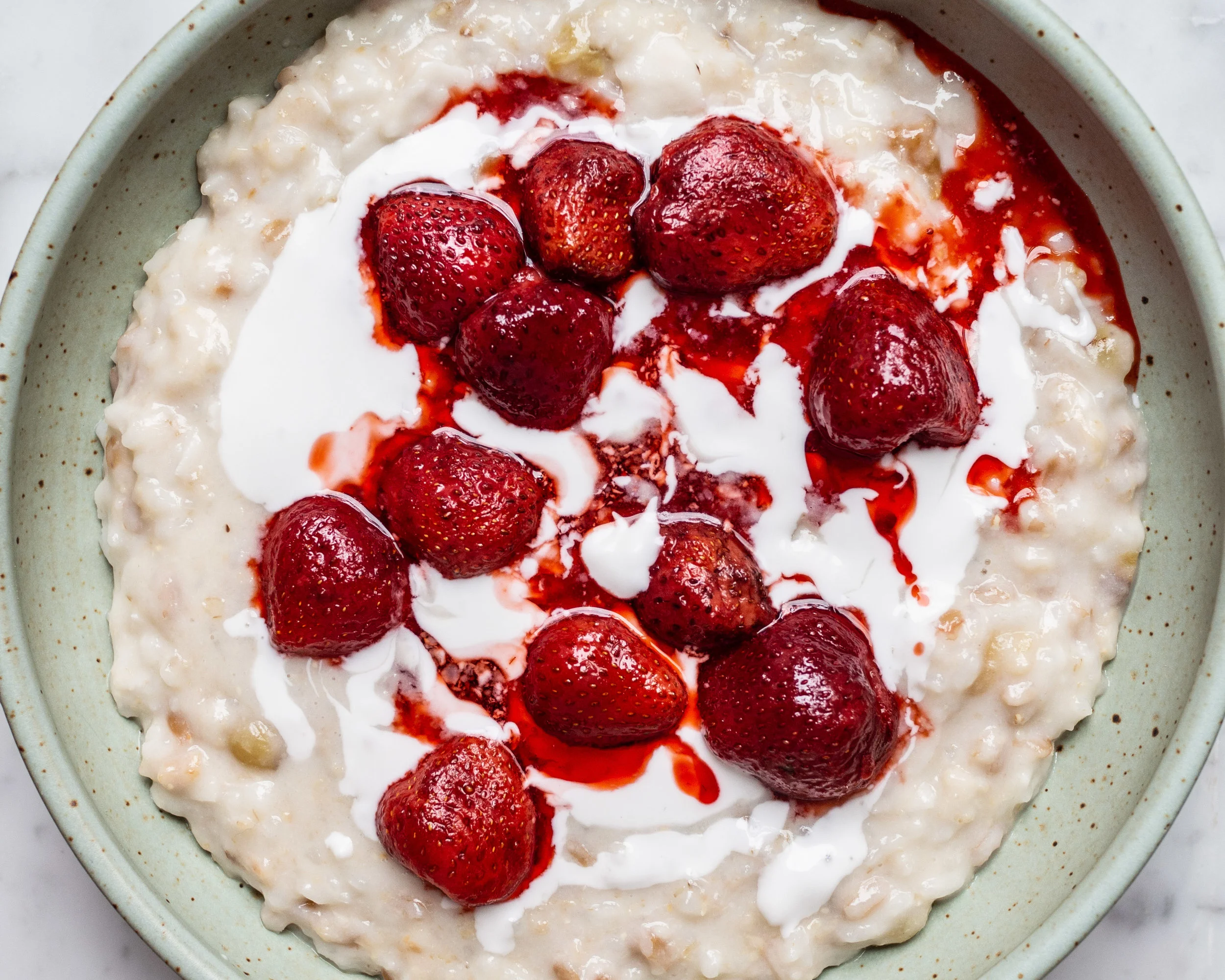 Strawberries and Cream Porridge — Local Haven