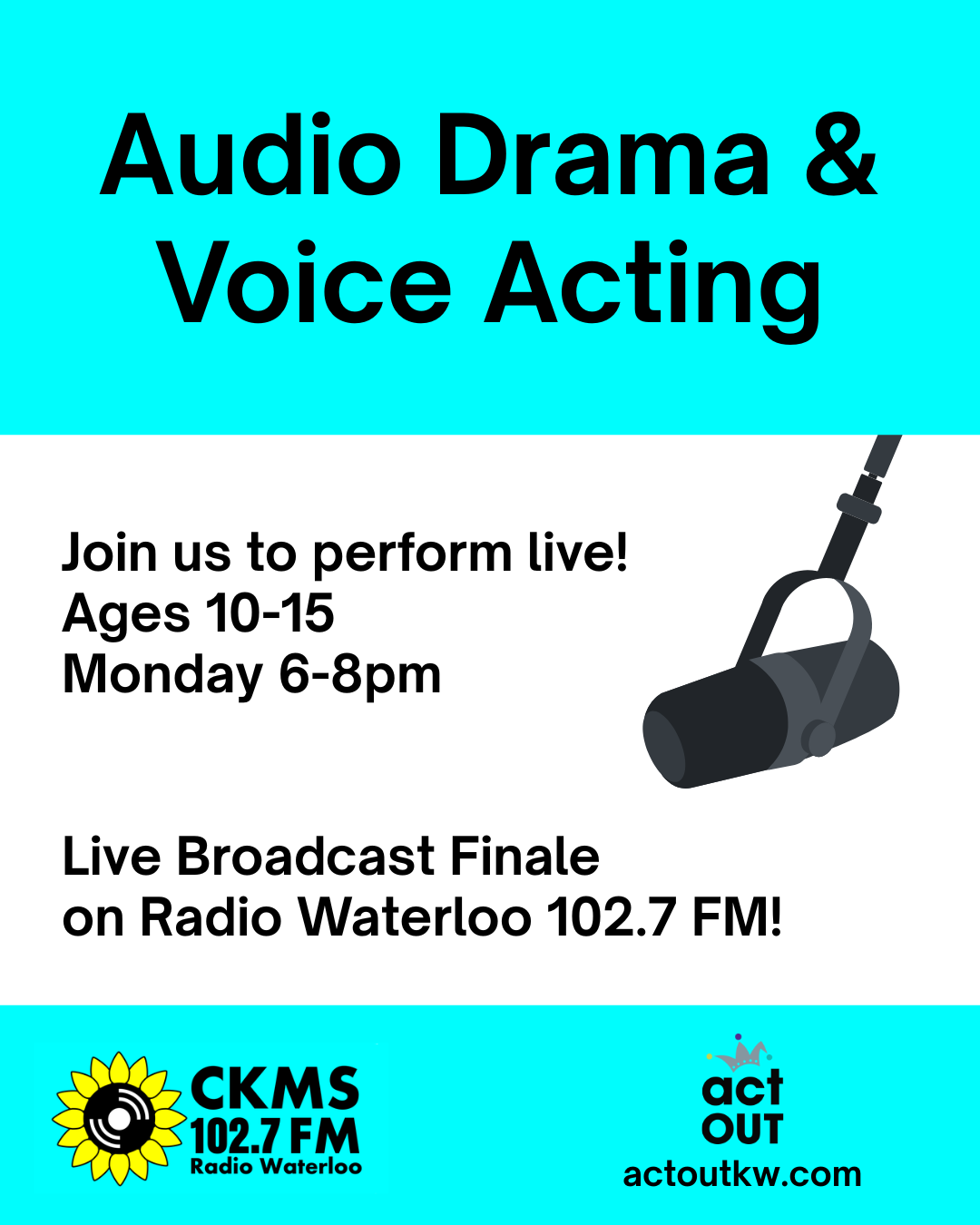 Audio Drama Class — actOUT! KW Children's Drama Workshop