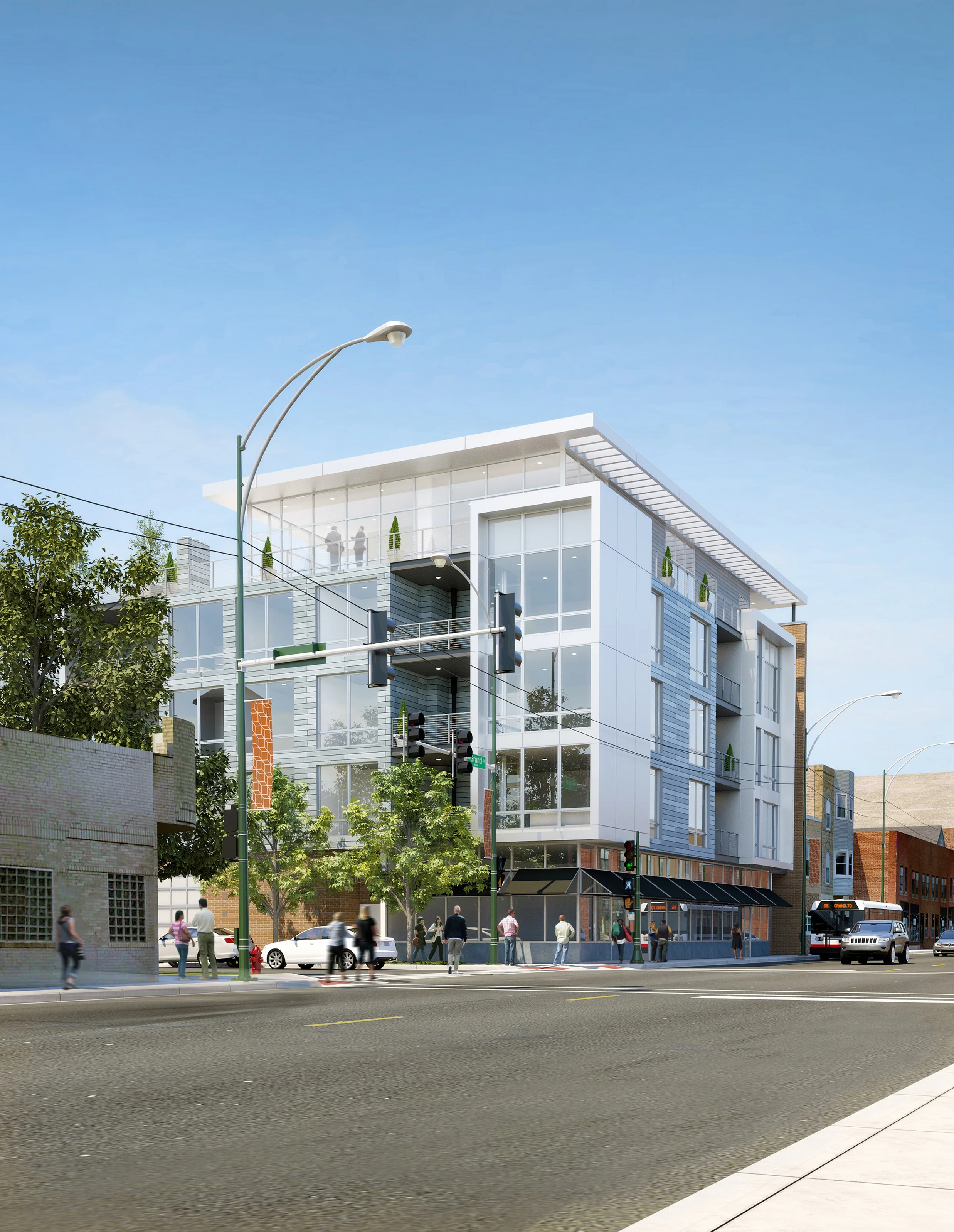 Residential Architecture: West Town Mixed Use, Chicago IL