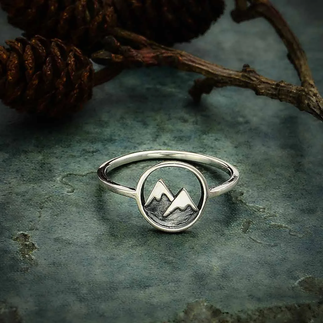 Snow Capped Mountain Ring | Sterling Silver — Just Jaynes